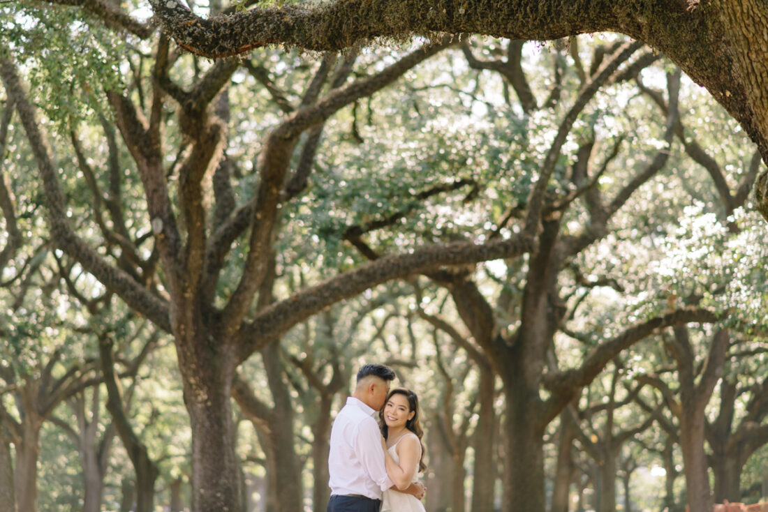 Engagement session at North blvd, St. Thomas University