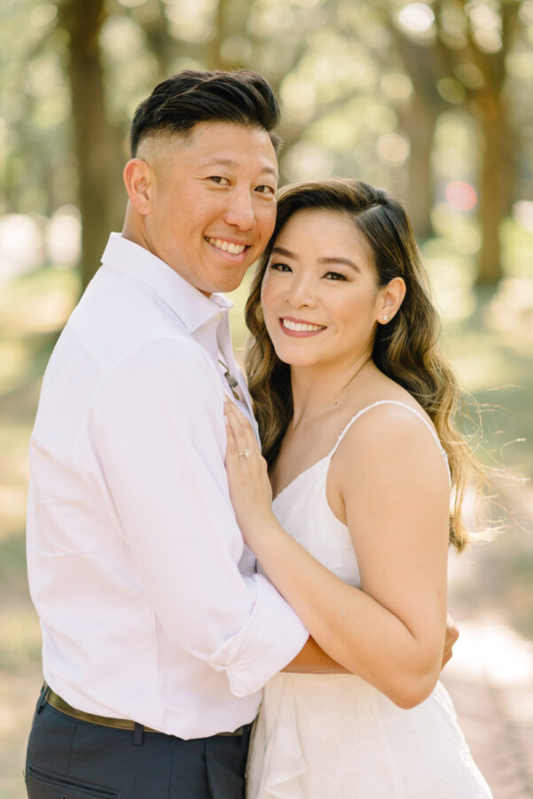 Engagement session at North blvd, St. Thomas University