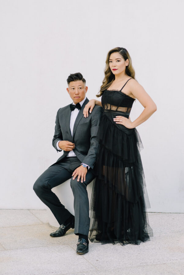 Engagement session at North blvd, St. Thomas University