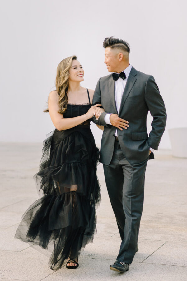 Engagement session at North blvd, St. Thomas University