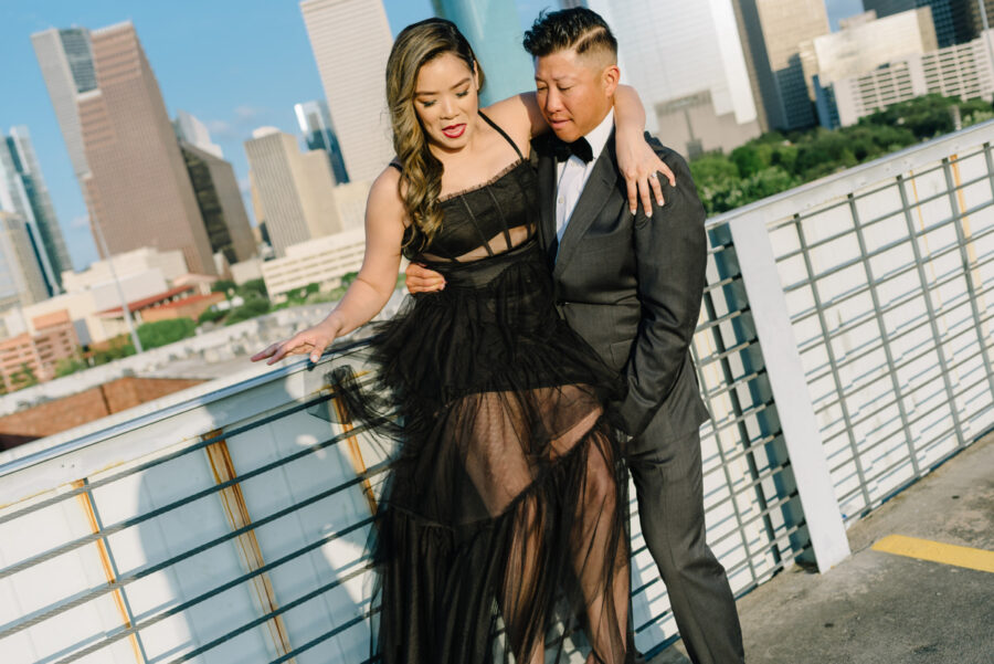 Engagement session at North blvd, St. Thomas University