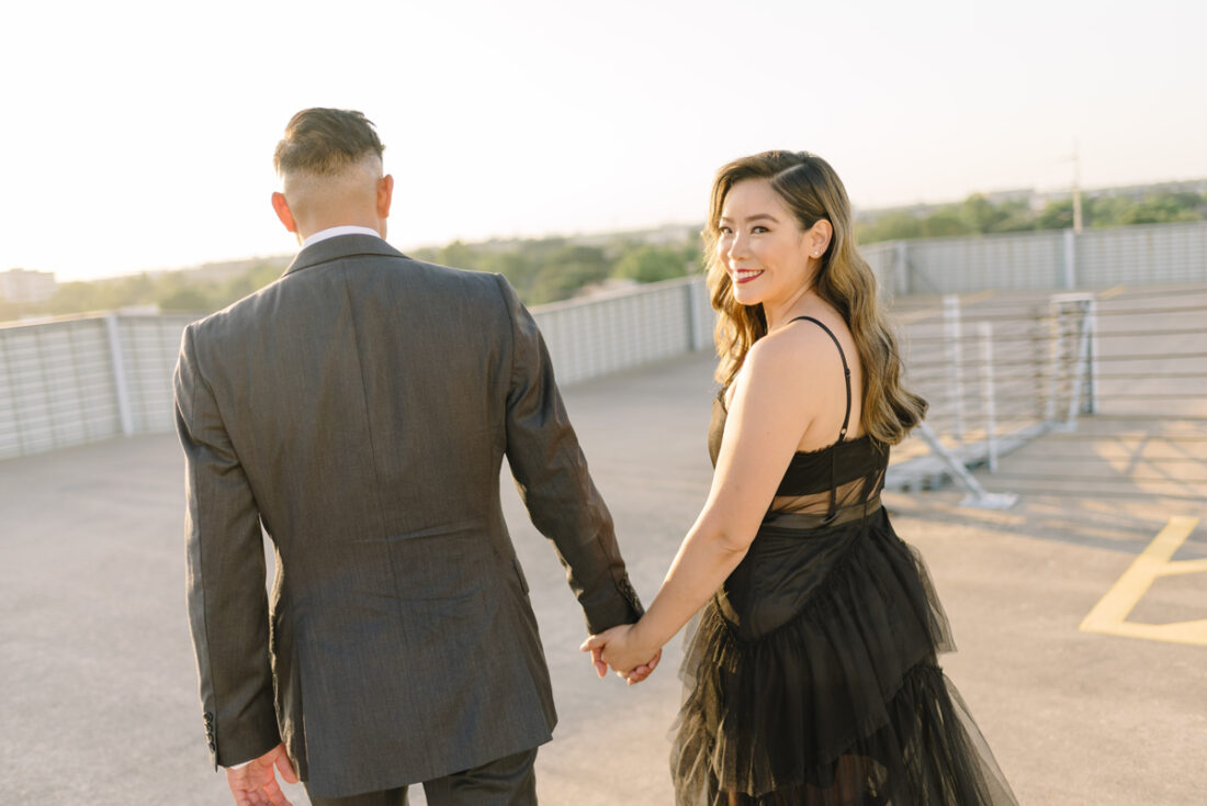 Engagement session at North blvd, St. Thomas University